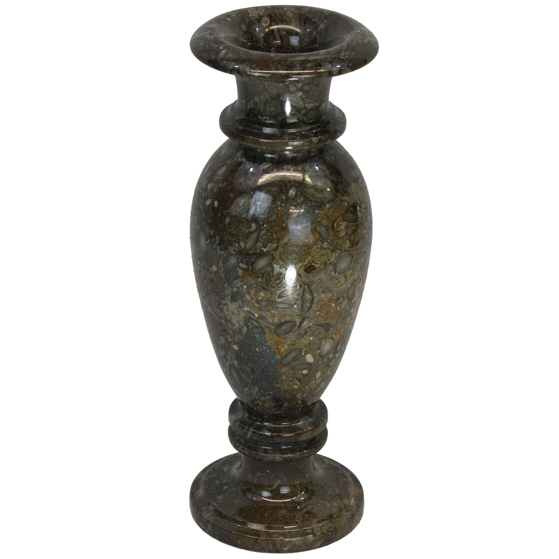 Natural Geo Decorative Marble Gray 12" Table Vase – Natural Geo Home ...